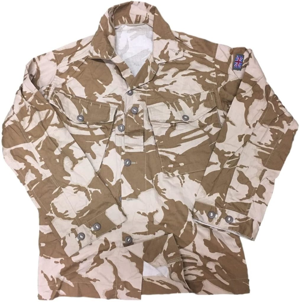 Original British Army Surplus Soldier 95 Desert DPM Camo Combat Shirt ...