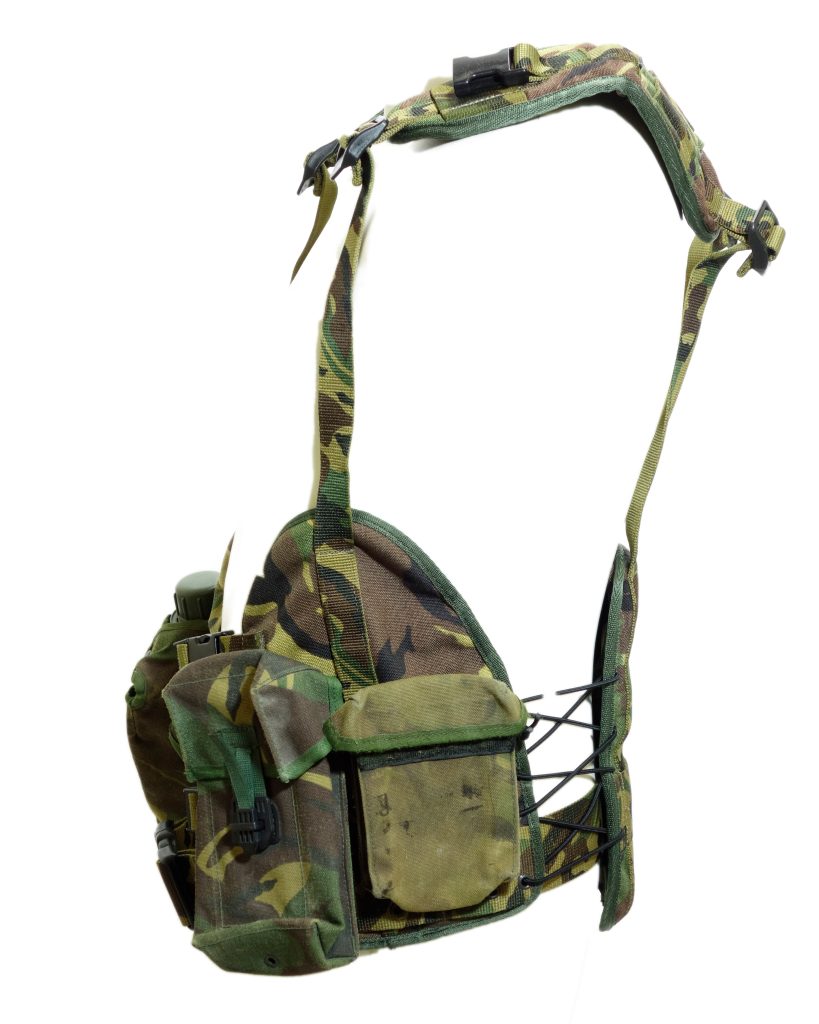 Dutch army surplus Wooldand DPM camo webbing yoke set - Surplus & Lost