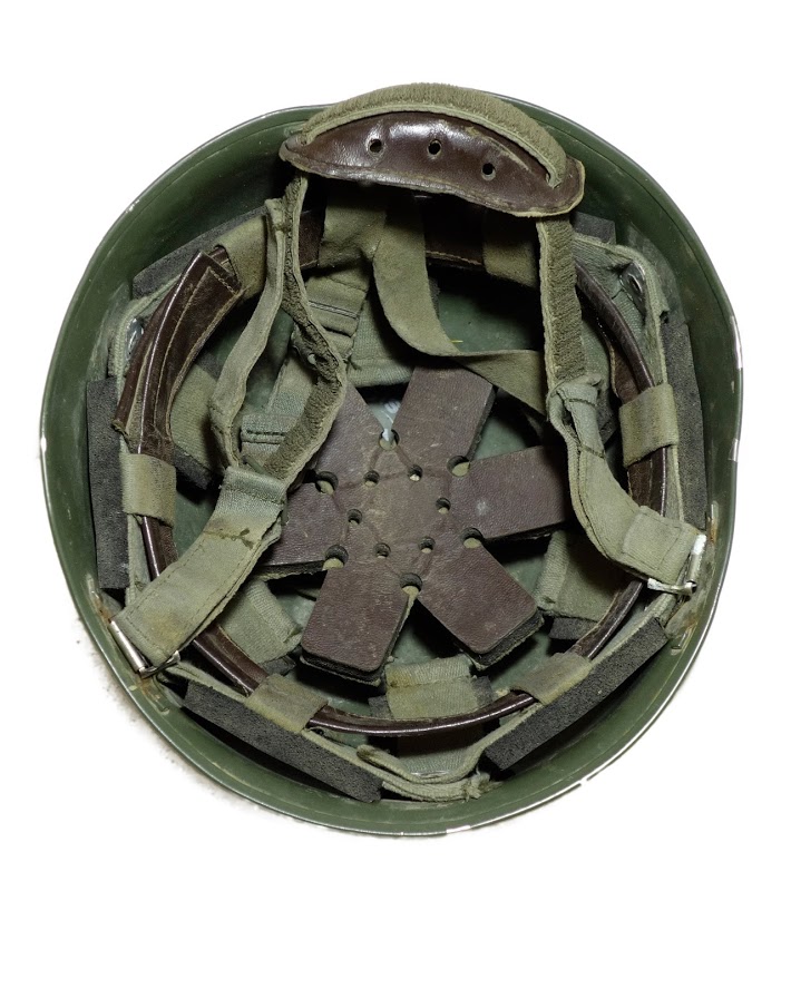 French army military surplus F1 olive steel combat helmet - Surplus & Lost