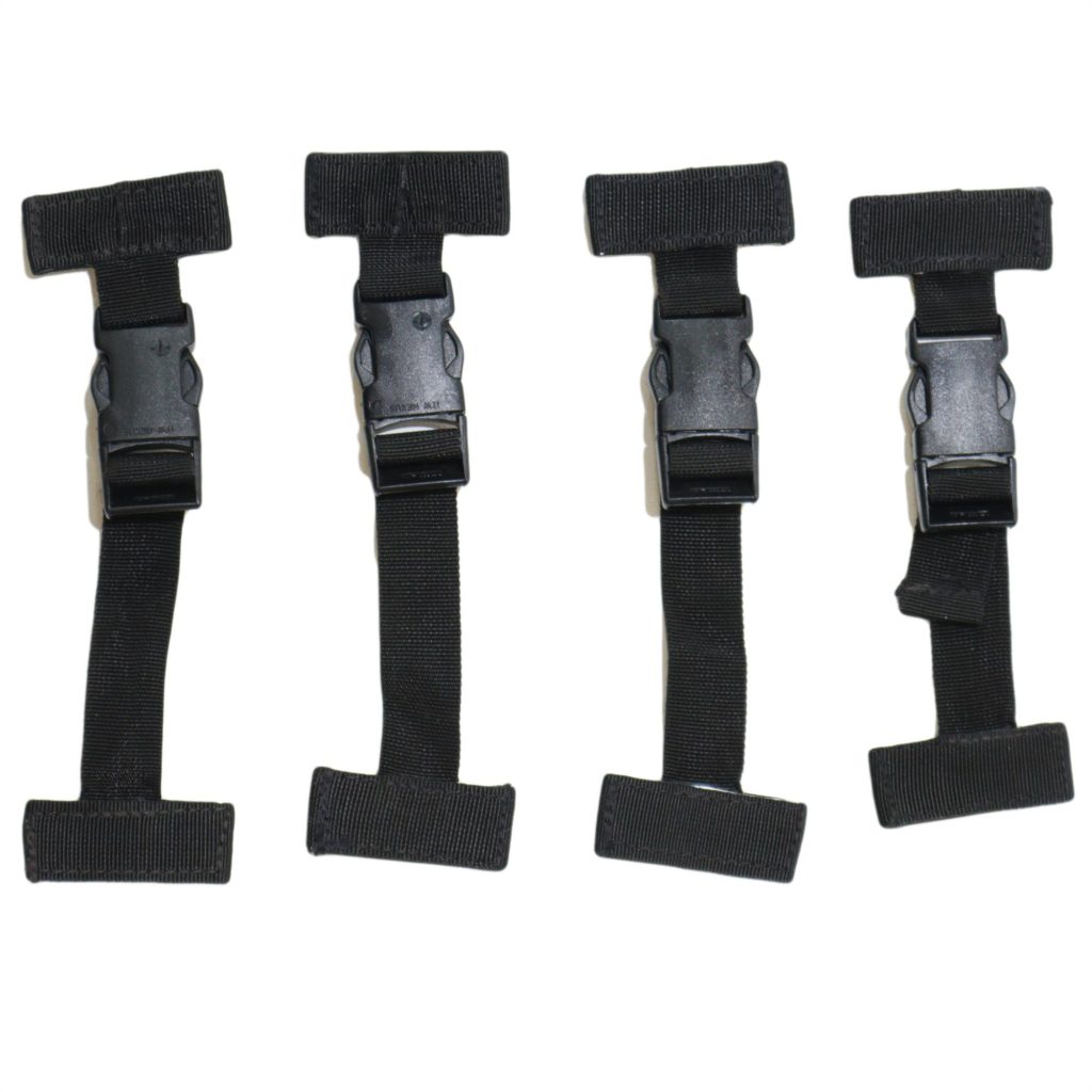 Genuine British Army Molle T Bar Clip Connectors Black x 4 - Surplus & Lost