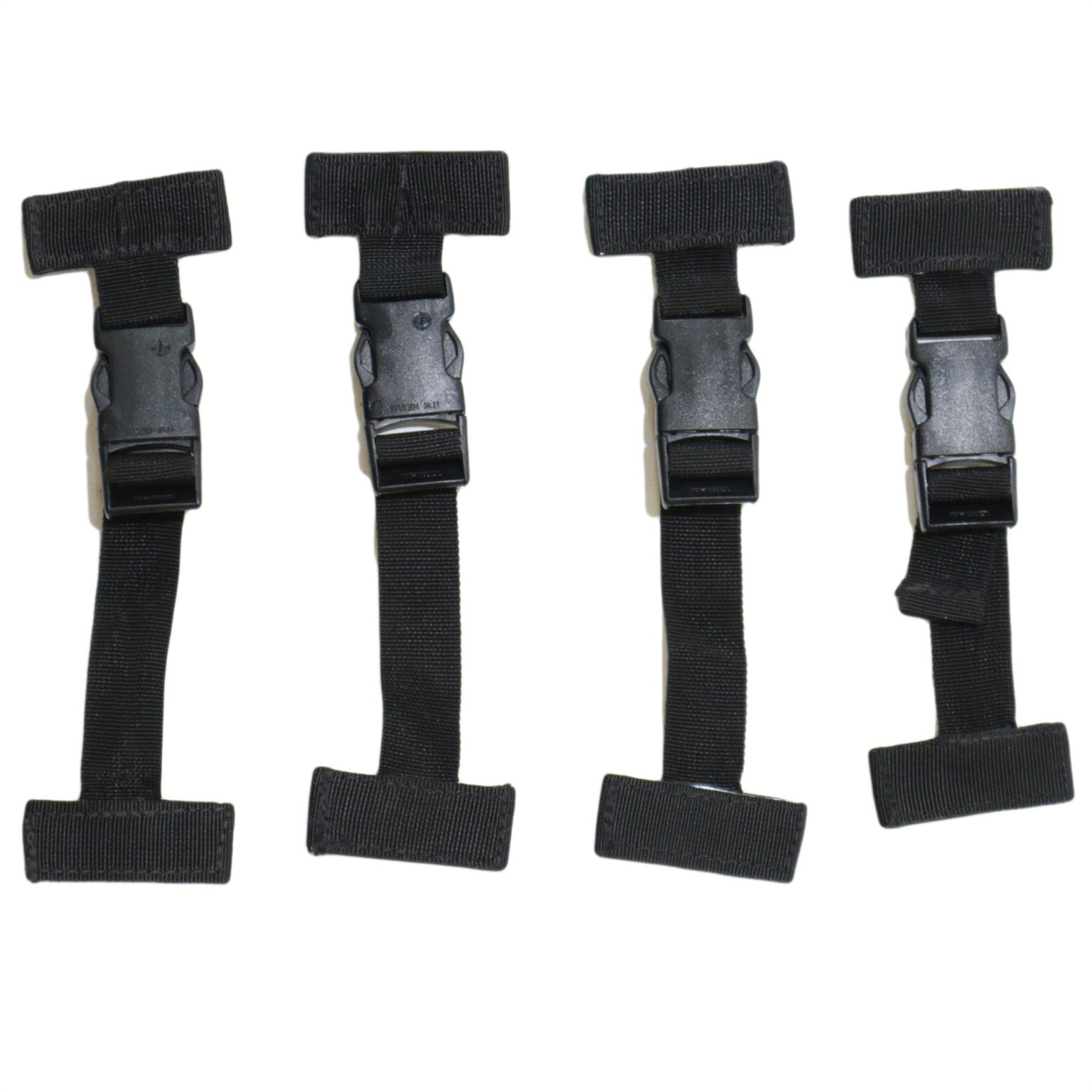 Genuine British Army Molle T Bar Clip Connectors Black x 4 - Surplus & Lost