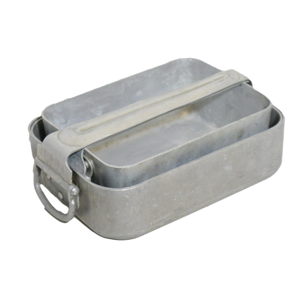 Genuine French Army Surplus Aluminium 3 Piece Mess Tin Set - Surplus & Lost