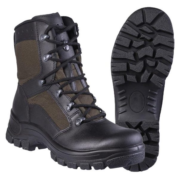 Genuine German Army Surplus Tropical Combat Boots Leather Fabric New ...