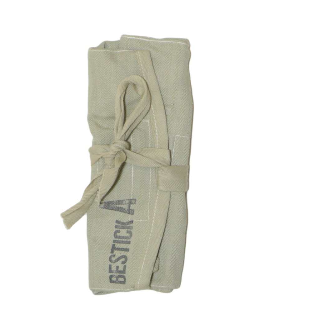 2 x Genuine Swedish Army Surplus White / Beige Canvas Tool Roll ...