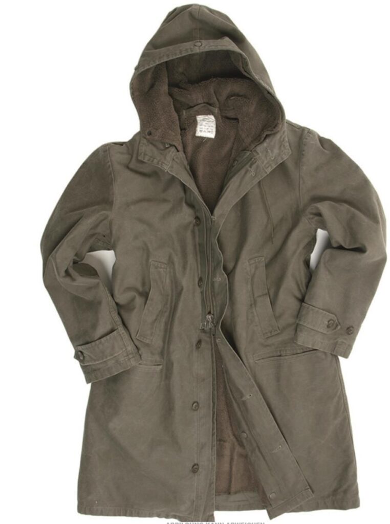 Genuine German Army Surplus Long Parka Grey Supergrade Removable Liner ...