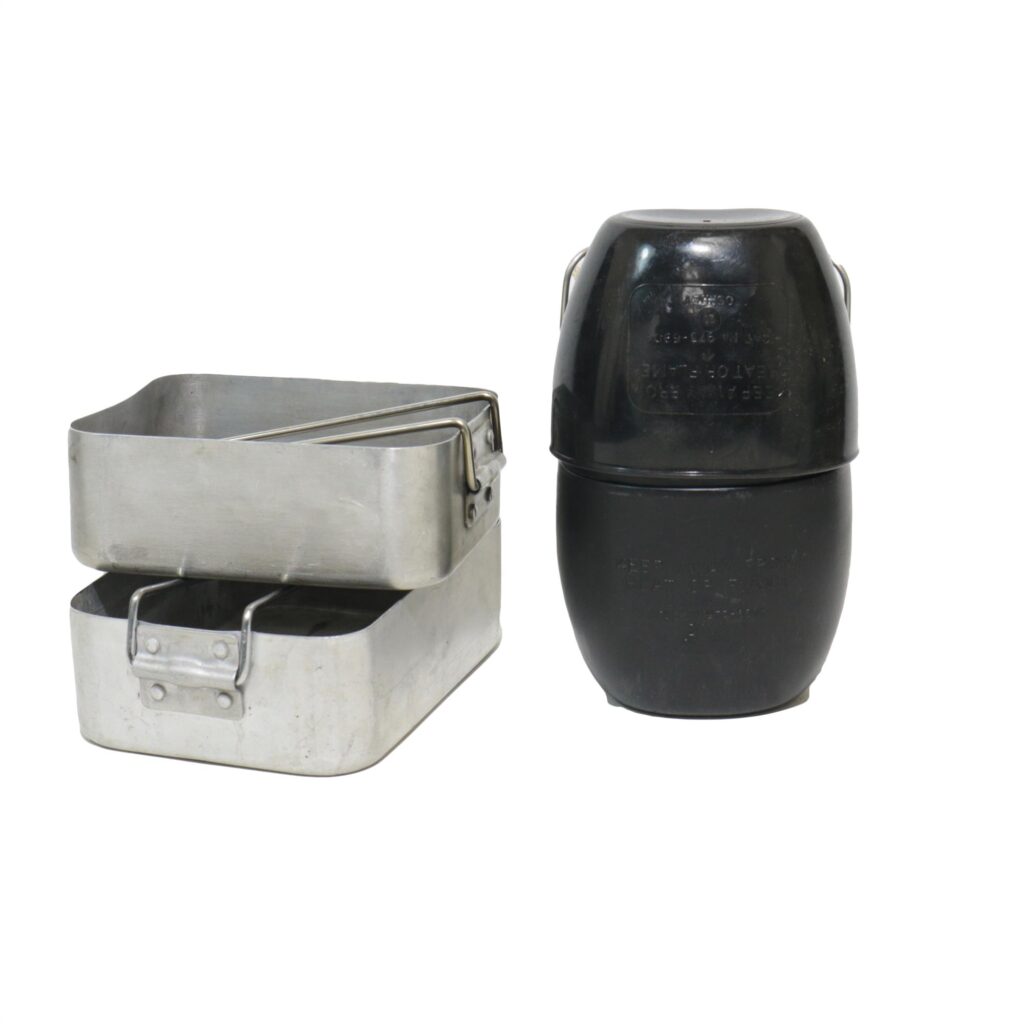 Genuine British Army Surplus 58 Pattern Water Bottle Plus Mess Tin Set ...